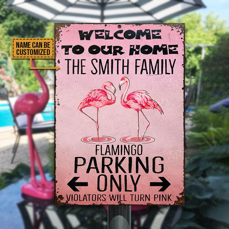 Flamingo Will Turn Pink Custom Classic Metal Signs - Teehall - Live ...