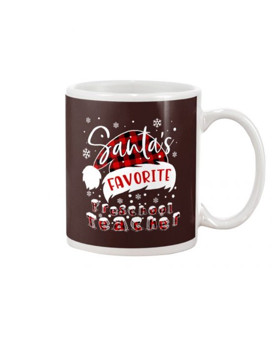 Preschool Teacher White Mug Teehall Live Creatively